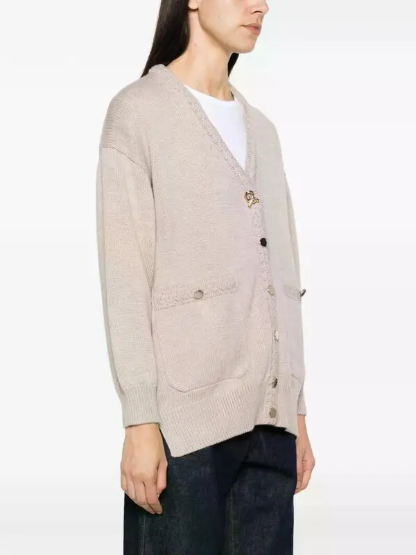 Fabiana Filippi V-neck Wool Cardigan
