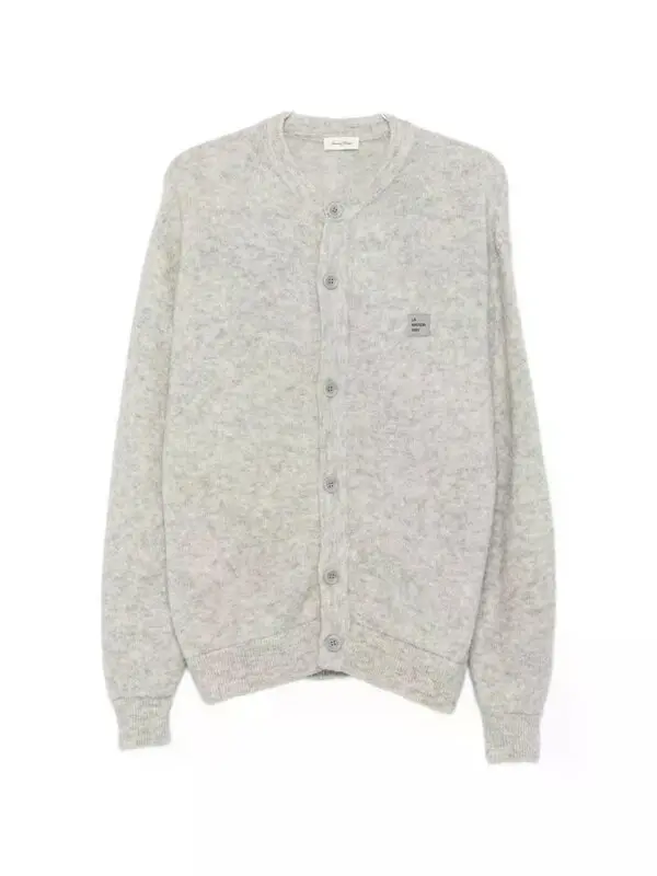 American Vintage Logo-patch Button-up Cardigan