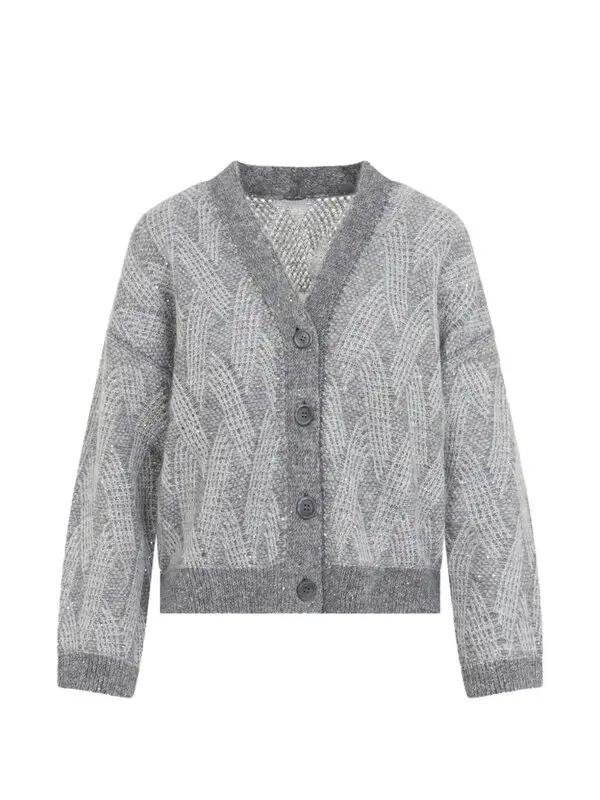 Peserico Sequin-embellished Cardigan