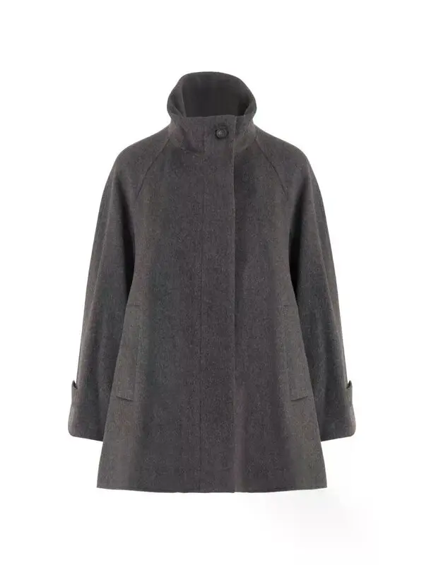 Tagliatore Leila High-neck Cape Jacket