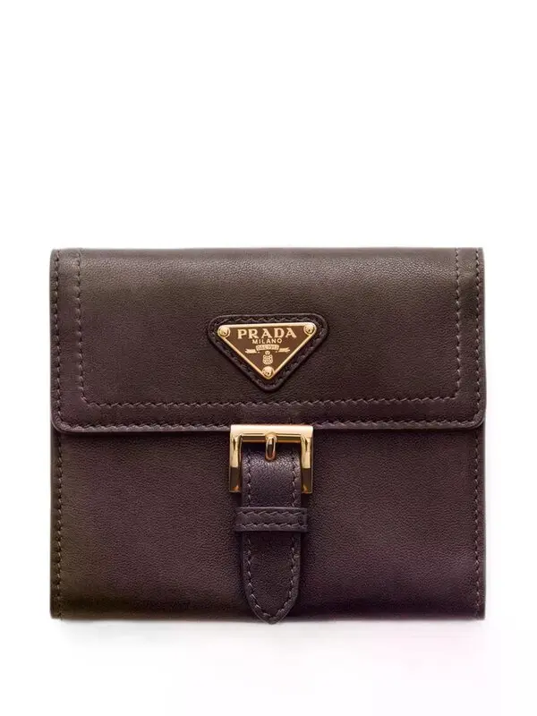 Prada Small Nappa Leather Wallet - Brown