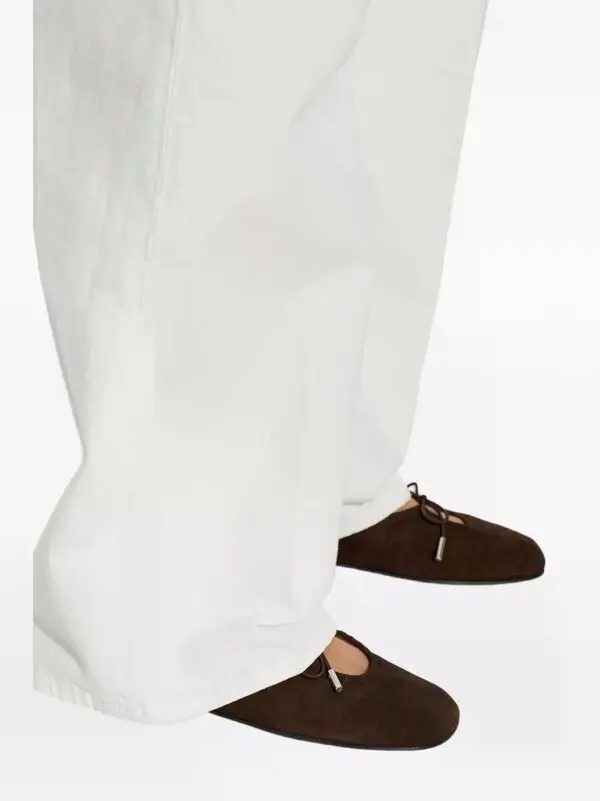 ALOHAS Rosalind Bow-detail Ballet Flats - Brown