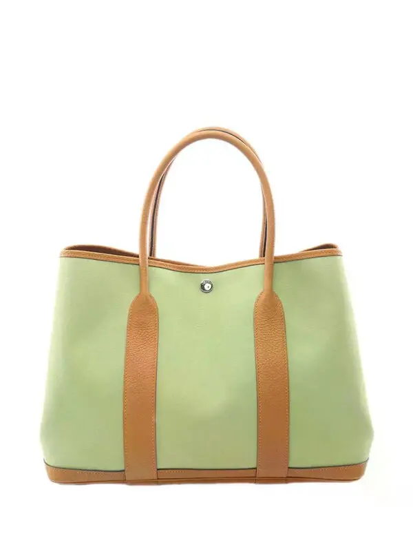 Hermès 2020 Toile And Negonda Garden Party 36 Tote Bag - Green