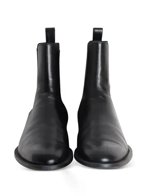 Balenciaga Midnight Chelsea Leather Boots