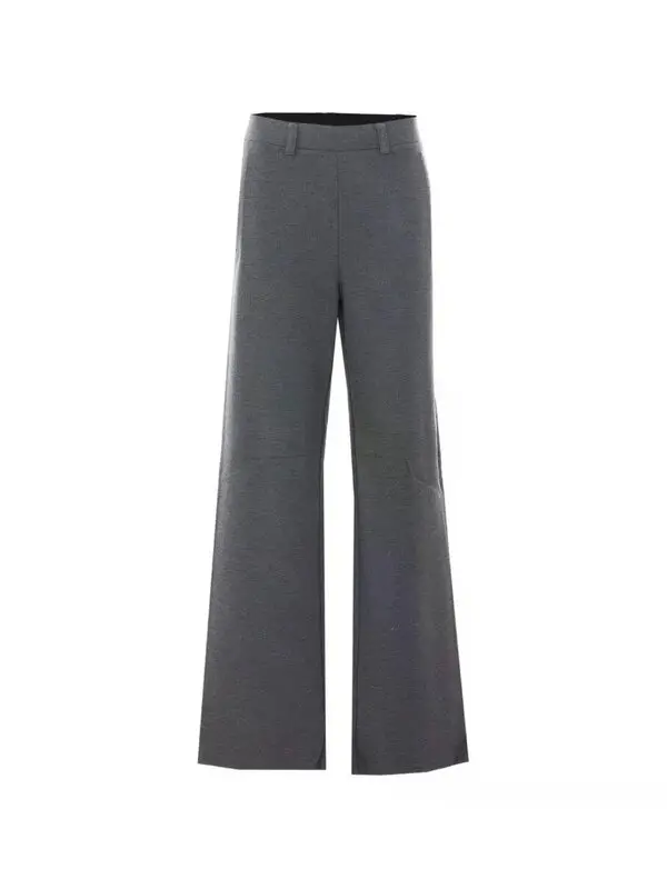 Liu Jo Regular-fit Trousers In Punto Milano - Grey
