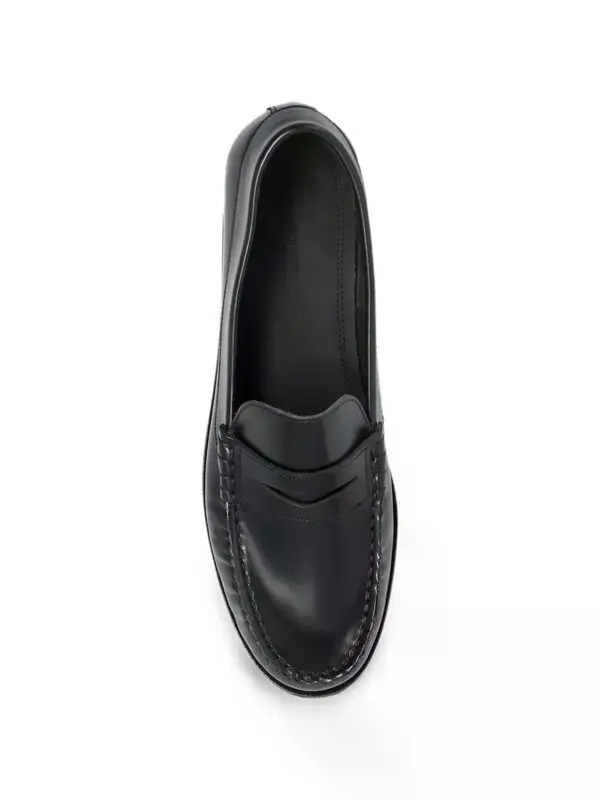 ALOHAS Rivet Leather Loafers