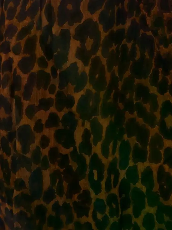 MES DEMOISELLES Leopard Print Tiered Maxi Skirt - Brown