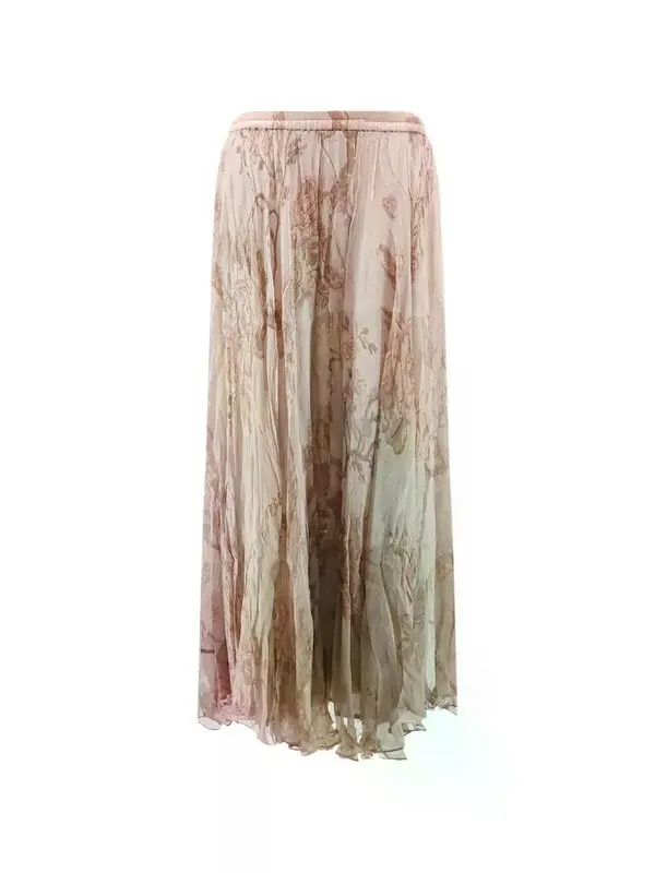 MES DEMOISELLES Gigi Floral-pattern Maxi Skirt - Neutrals