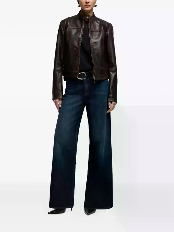 7 For All Mankind Wide-leg Jeans - Blue