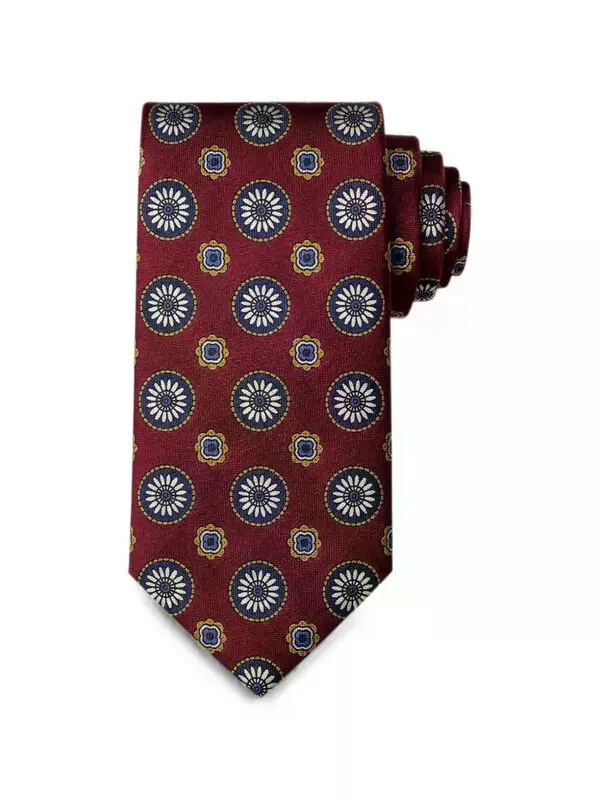 BONA FURTUNA Floral Print Neck Tie