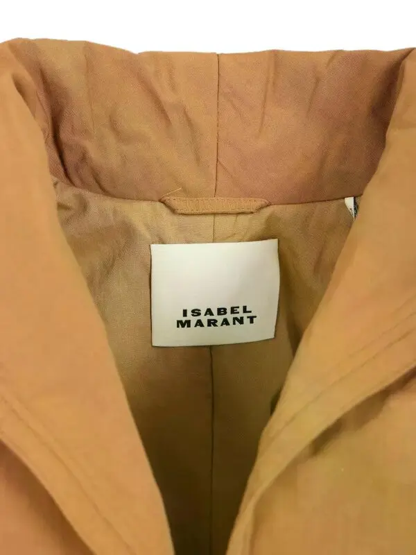 Isabel Marant Étoile Volinda Cotton Short Trench Jacket - Brown