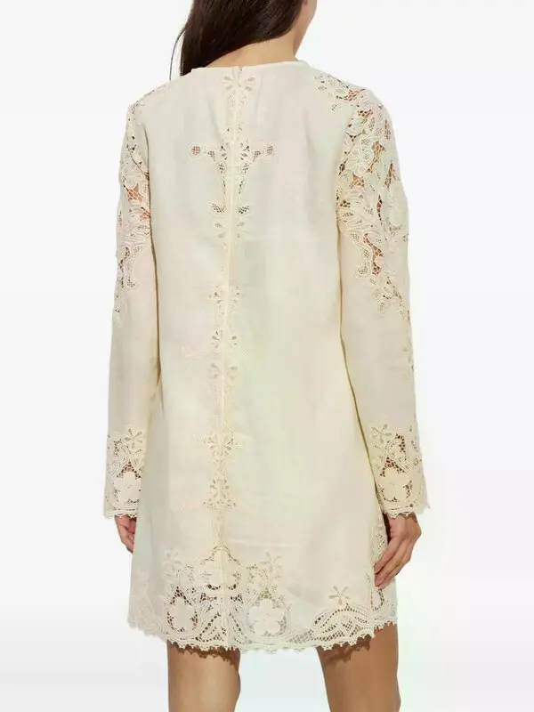 Ulla Johnson Camie Lace-panelled Mini Dress