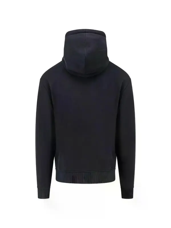 AMI Paris Cotton Hoodie With De Coeur Embroidery