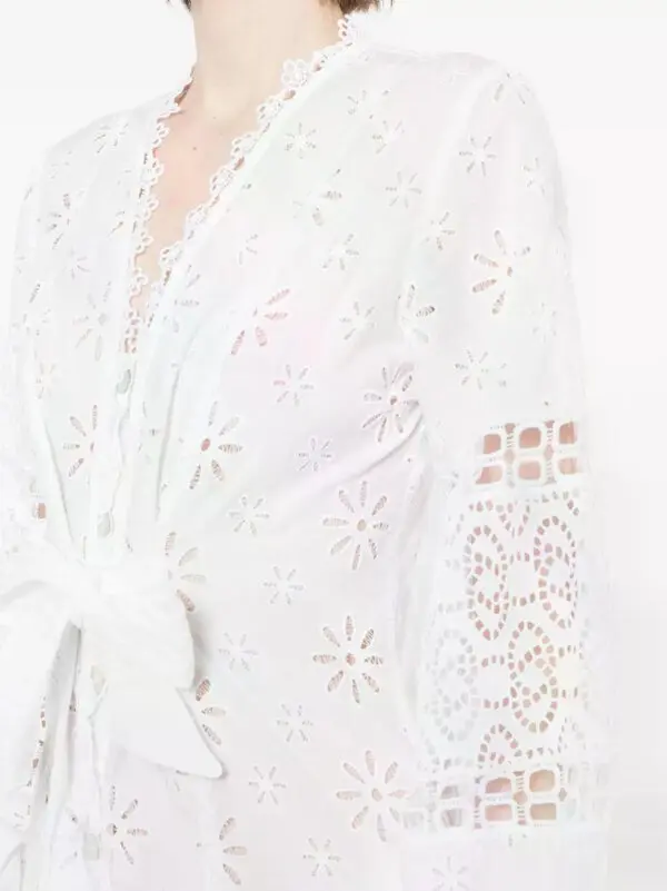 Temptation Positano Maxi Broderie Anglaise Dress