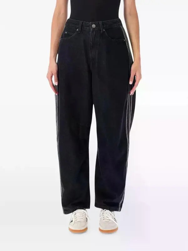 Adidas Side-stripe Jeans - Black