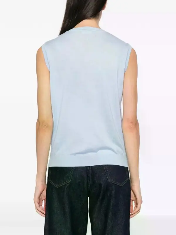 Fabiana Filippi Graphic Print Sleeveless Top