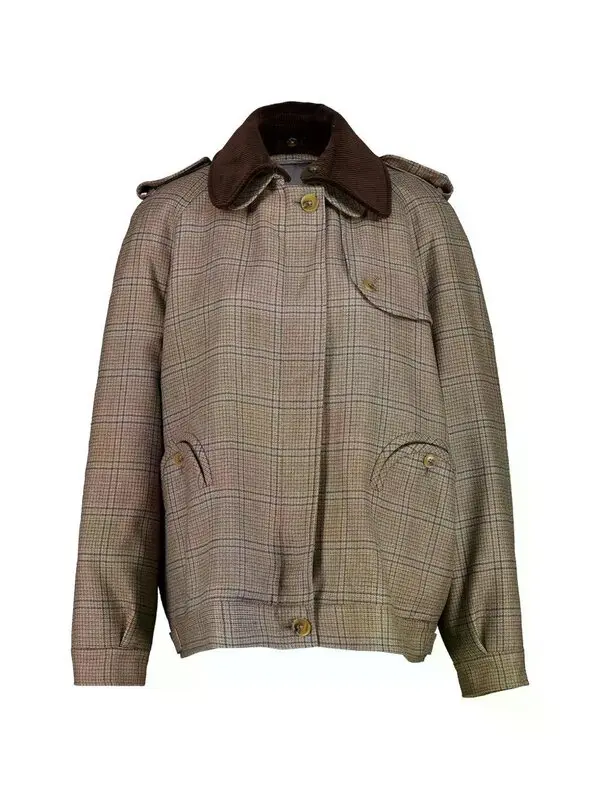 BLAZÉ MILANO Saona Chausie Check-pattern Jacket