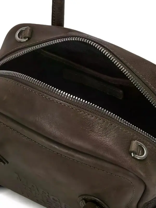 MARGESHERWOOD Embossed Leather Top-handle Bag