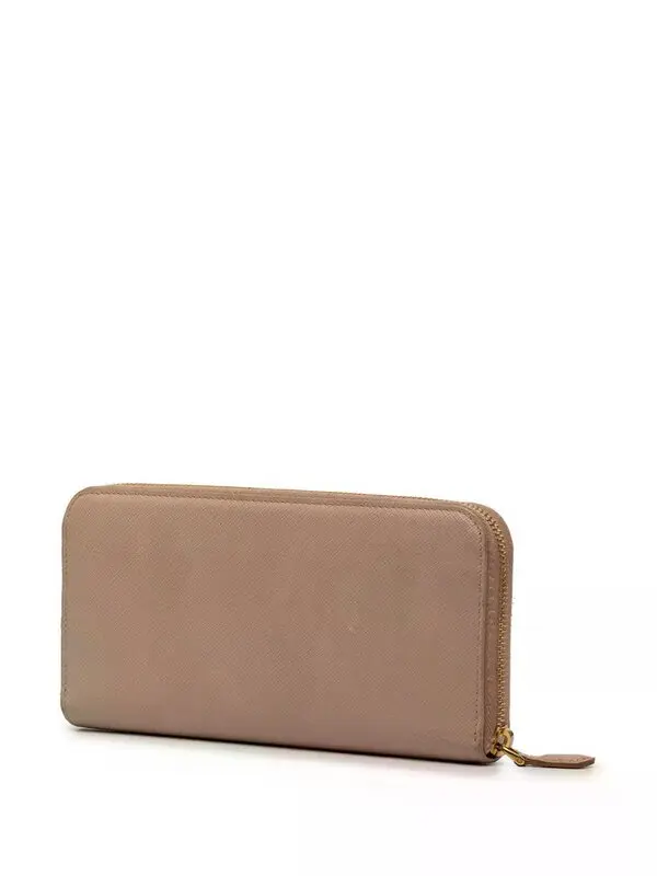 Prada 2013-2026 Saffiano Fiocco Bow Wallet Long Wallets