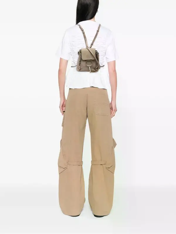 Chloé 2017 Mini Calfskin And Suede Faye Backpack