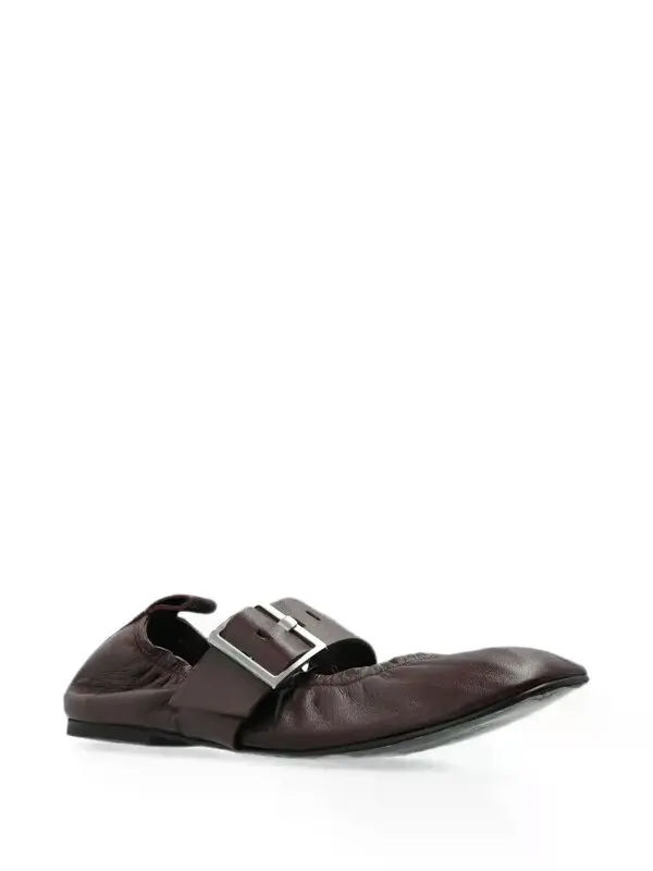 ALOHAS Sarea Buckle-strap Ballet Flats - Red