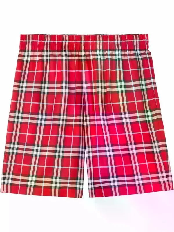 Burberry Check-print Track Shorts