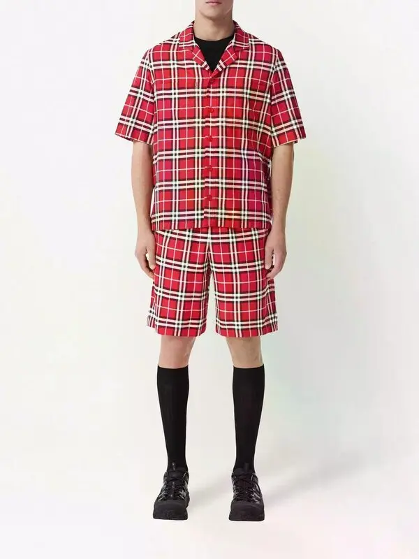 Burberry Check-print Track Shorts
