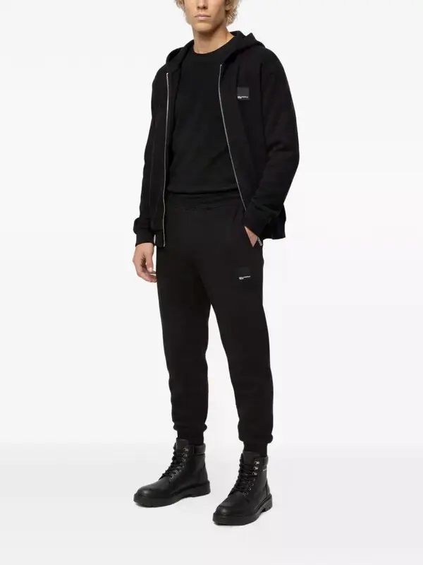 Karl Lagerfeld Waffle-knit Track Pants