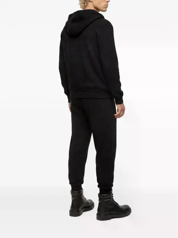 Karl Lagerfeld Waffle-knit Track Pants