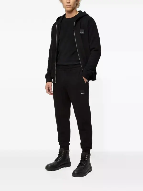 Karl Lagerfeld Waffle-knit Track Pants