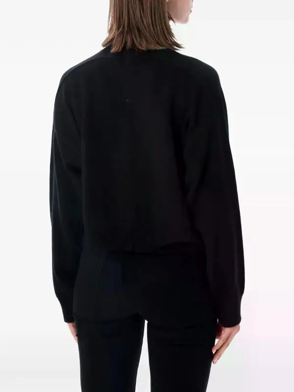 Loulou De Saison V-neck Ribbed-trim Sweater