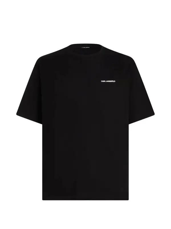 Karl Lagerfeld Rue St-guillaume Relaxed T-shirt - Black