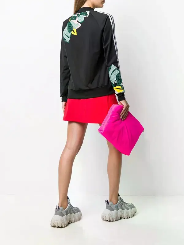 Adidas Graphic-print Zip-up Track Jacket