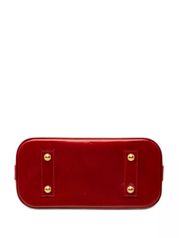 LOUIS VUITTON 2012 Monogram Vernis Alma Bb Satchel