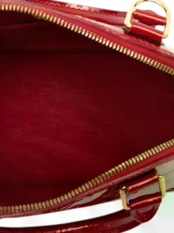 LOUIS VUITTON 2012 Monogram Vernis Alma Bb Satchel