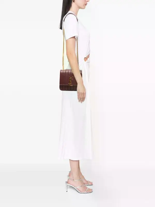 Saint Laurent 2018 Medium Lambskin Monogram Vicky Chain Bag Crossbody Bag