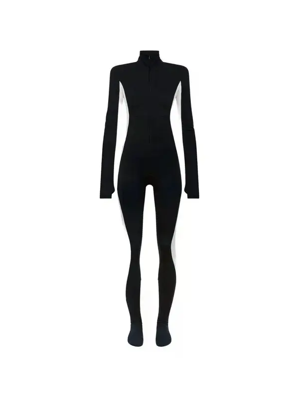Dsquared2 Skiers Jersey Panelled High-neck Jumpsuit - Black