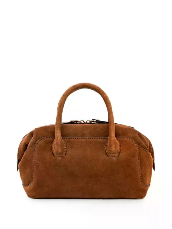 GIANNI CHIARINI Large Gemma Suede Leather Tote Bag