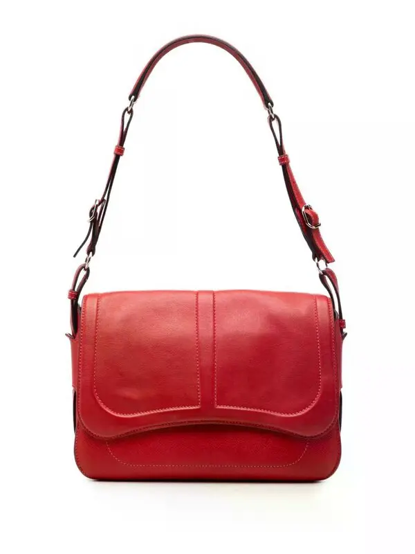 Hermès 2016 Epsom And Swift Harnais Shoulder Bag - Red
