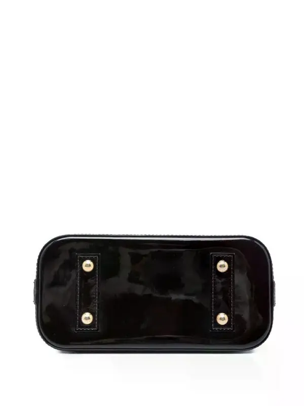 LOUIS VUITTON 2019 Monogram Vernis Alma Bb Satchel