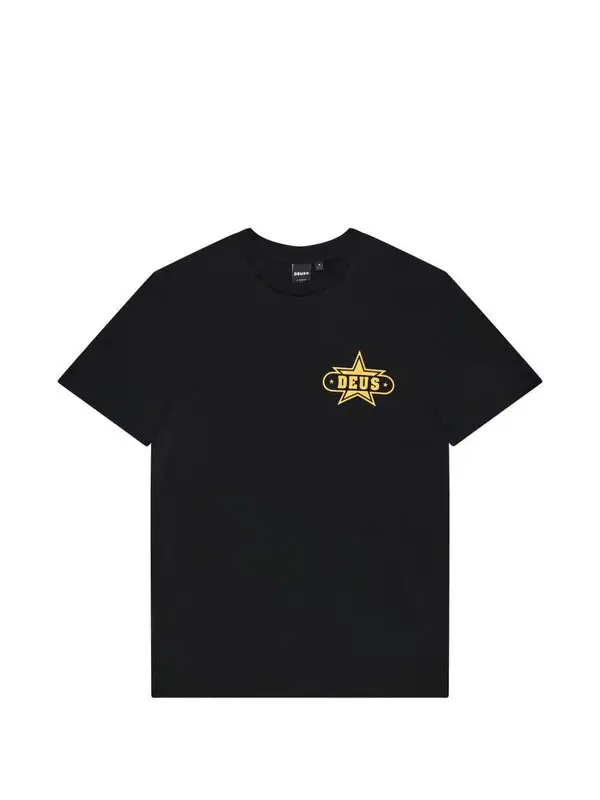 Deus Ex Machina Logo-print Short-sleeve T-shirt - Black