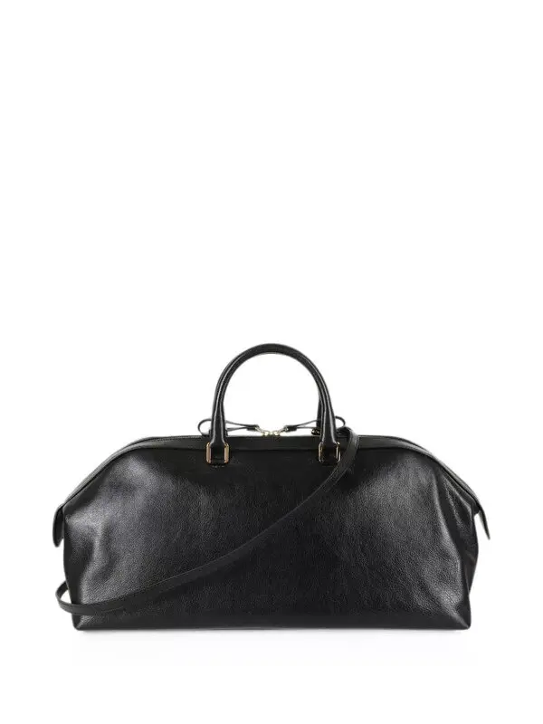 Alberta Ferretti Leather Tote Bag With Logo Print