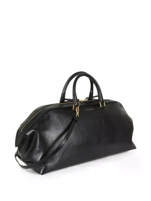 Alberta Ferretti Leather Tote Bag With Logo Print