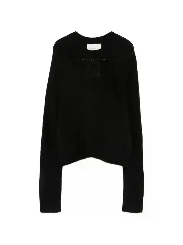 LISA YANG Solene Crew-neck Long-sleeve Sweater