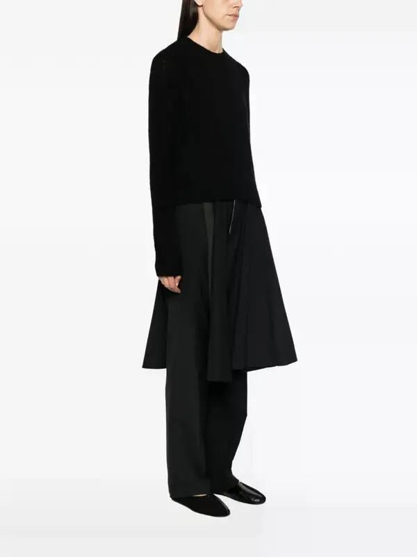LISA YANG Solene Crew-neck Long-sleeve Sweater