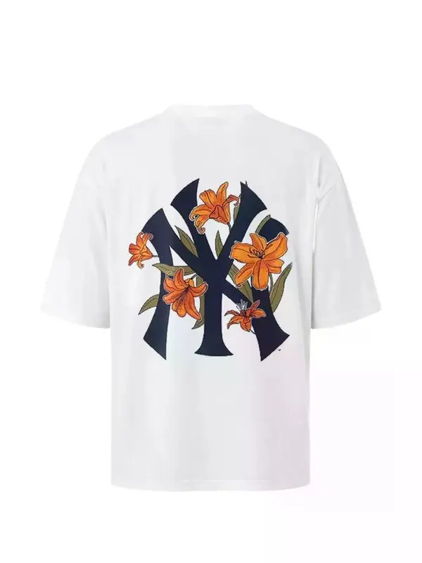 New Era Mlb Floral New York Yankees Logo-print T-shirt - White