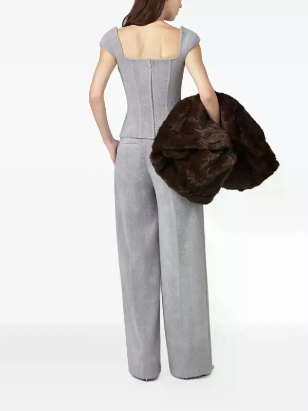 Giuseppe Di Morabito Pleated Wide-leg Trousers