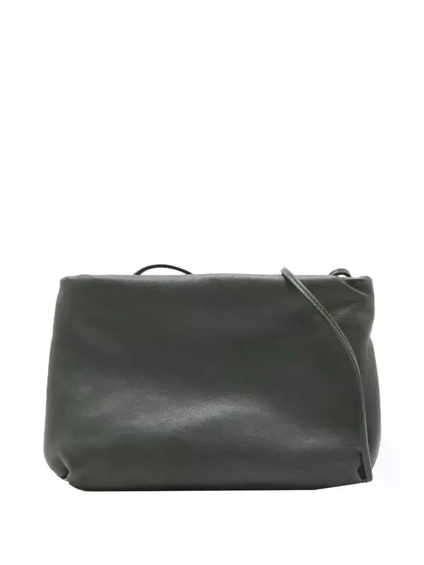 THE ROW 2010-2026 Grained Leather Bourse Crossbody Bag