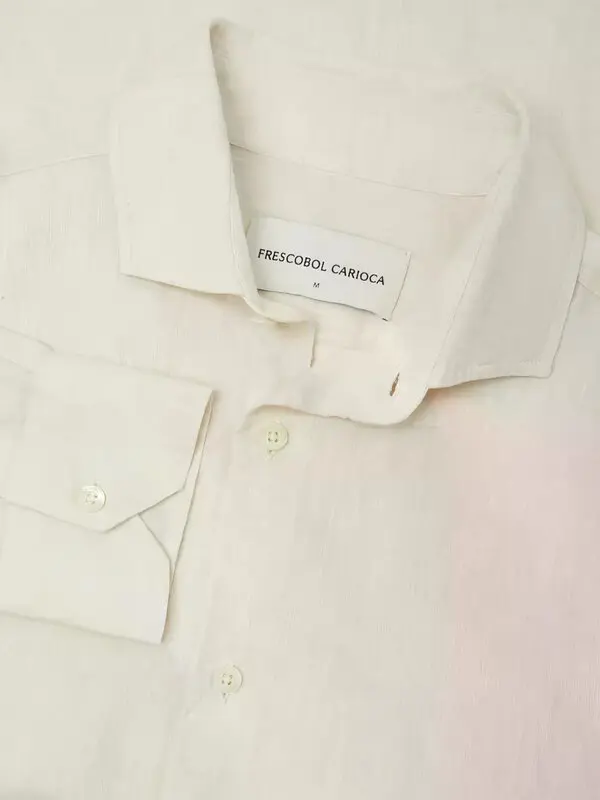 Frescobol Carioca Antonio Linen Shirt
