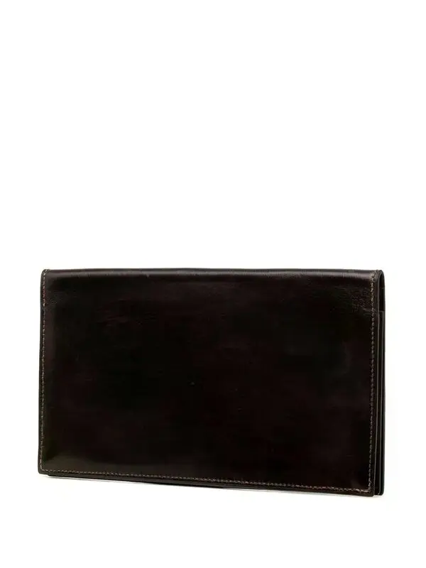 Hermès 1981 Box Calf Lydie Bifold Wallet Long Wallets - Brown